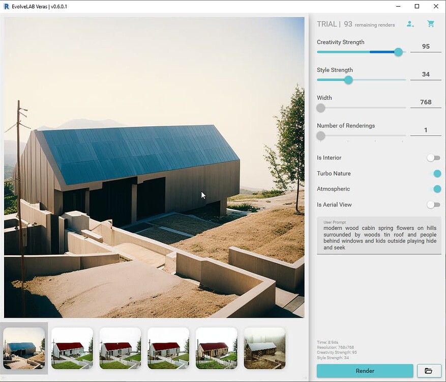 Rendering Exterior Cabin: The RAC Basic Sample Revit Model - Veras Revit - EvolveLAB Forum