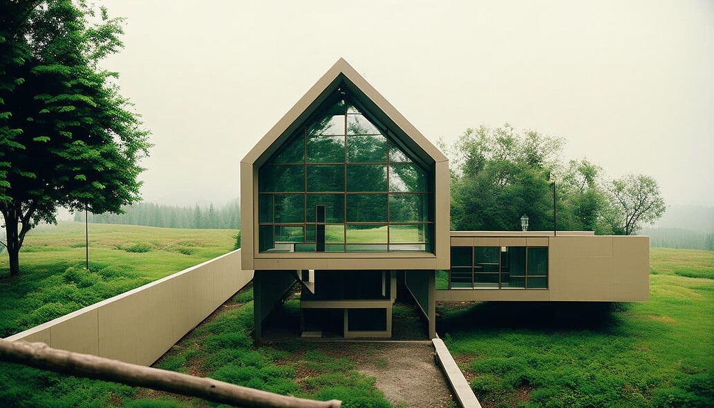 Rendering Exterior Cabin: The RAC Basic Sample Revit Model - Veras ...