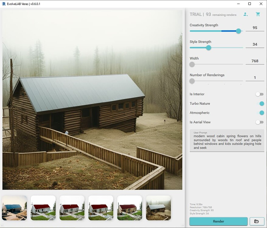 Rendering Exterior Cabin: The RAC Basic Sample Revit Model - Veras ...