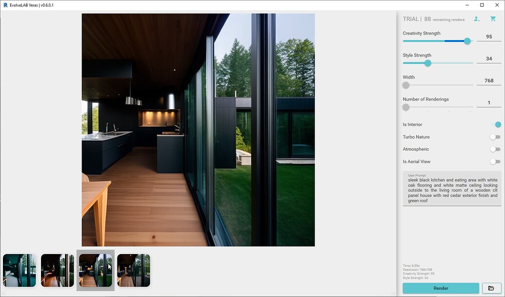 Rendering Exterior Cabin: The RAC Basic Sample Revit Model - Veras ...