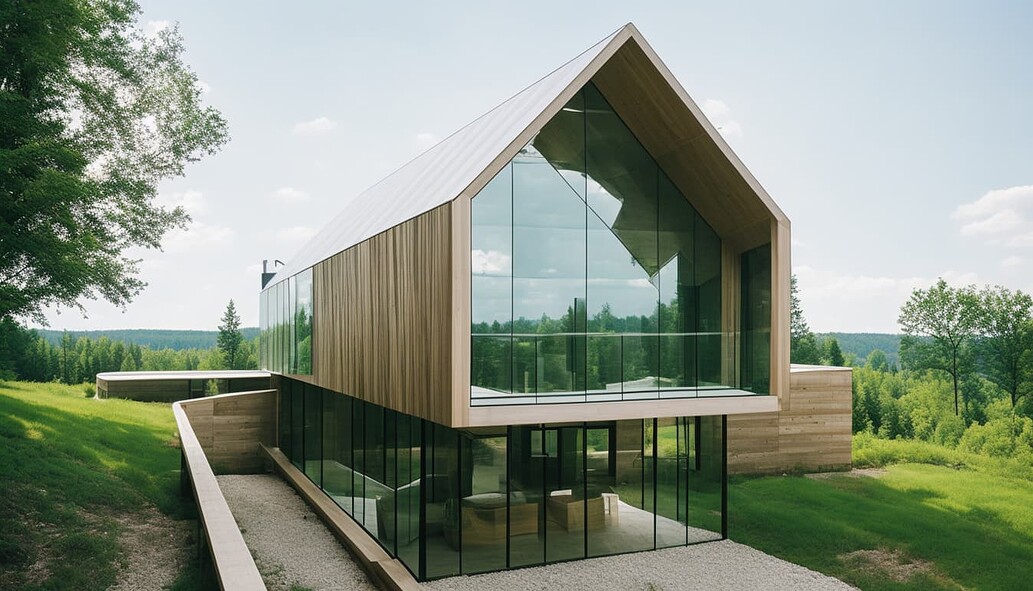 Rendering Exterior Cabin: The RAC Basic Sample Revit Model - Veras ...