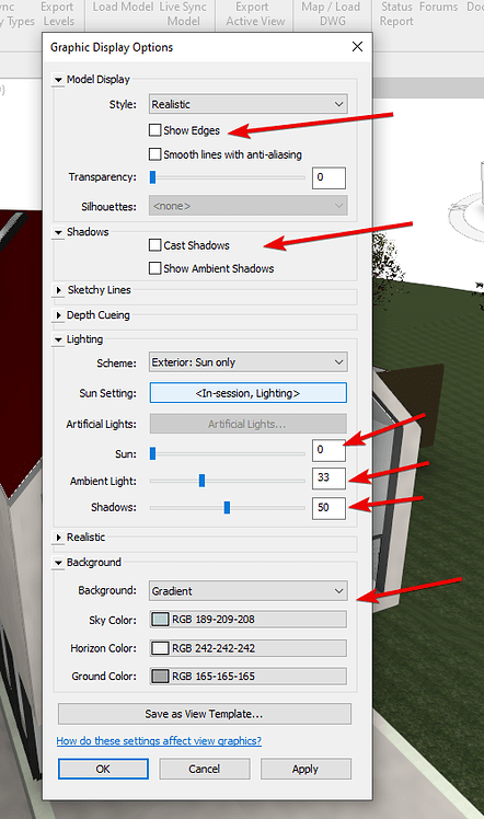 Rendering Exterior Cabin: The RAC Basic Sample Revit Model - Veras ...