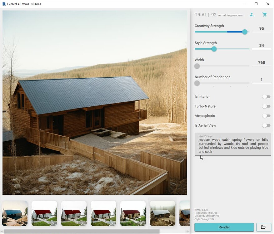 Rendering Exterior Cabin: The RAC Basic Sample Revit Model - Veras ...