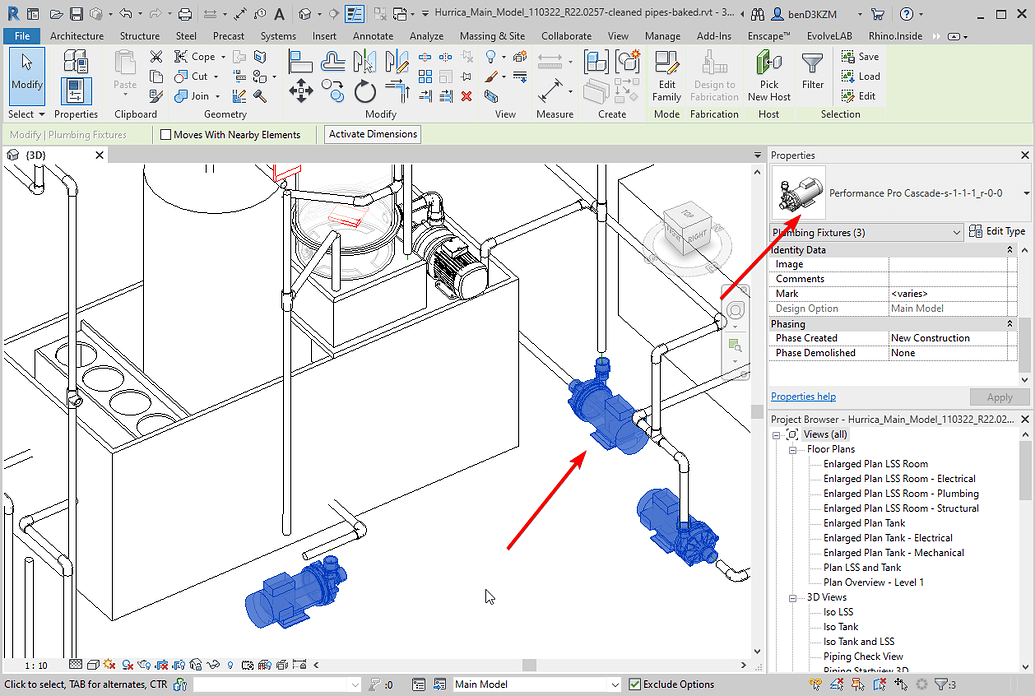 SketchUp Pipes and Plumbing Fixtures from 3skeng to Revit Pipes - Helix ...
