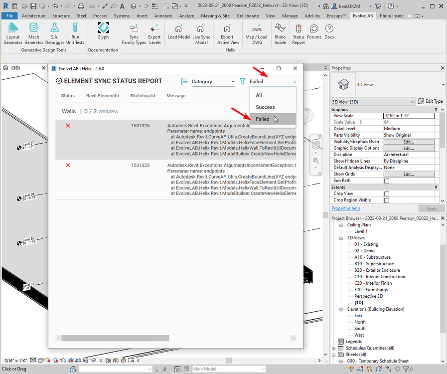 Convert Sketchup Model To Native Revit Bim Helix Evolvelab Forum