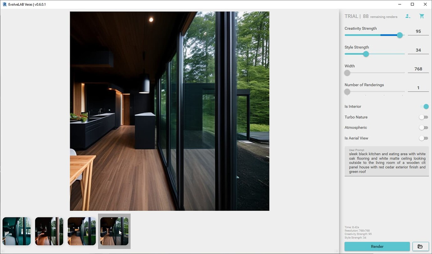 Rendering Exterior Cabin: The RAC Basic Sample Revit Model - Veras ...