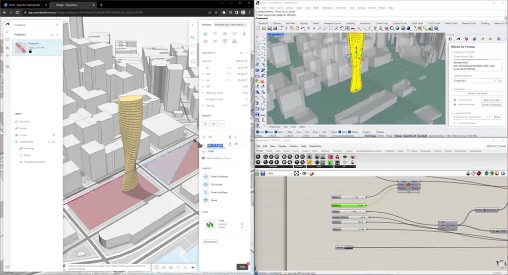Veras + Forma + Rhino + Grasshopper for Organic Tower Design - Veras Forma - EvolveLAB Forum