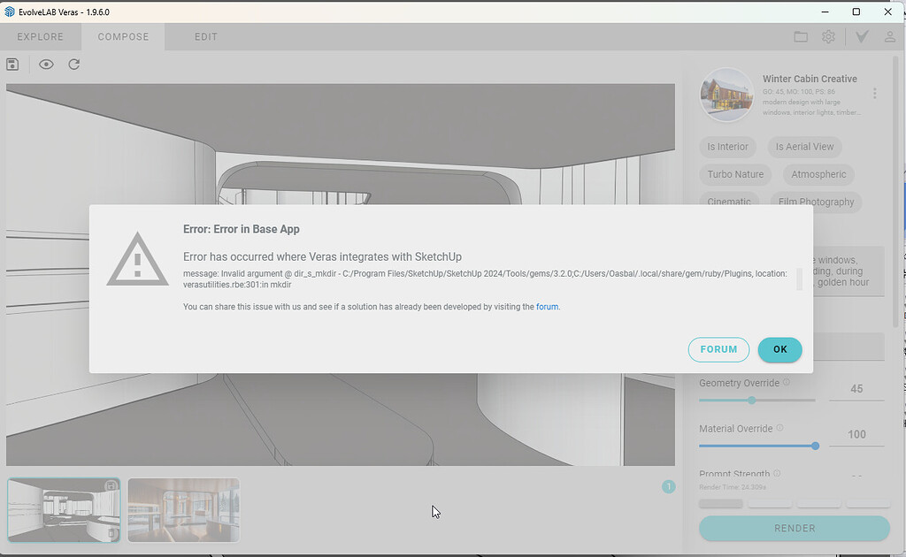 Why do I keep getting this error message? - Veras - EvolveLAB Forum