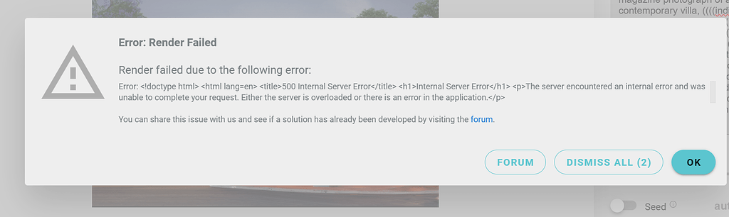 Web version Error Render Failed - Veras Standalone - EvolveLAB Forum