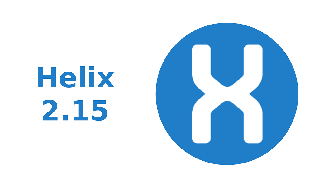 Helix - Release 2.15 - Helix - EvolveLAB Forum